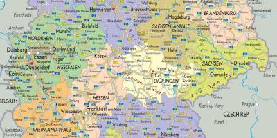Mapa da Alemanha: mapa geográfico, mapa de estradas e mapa turístico da ...